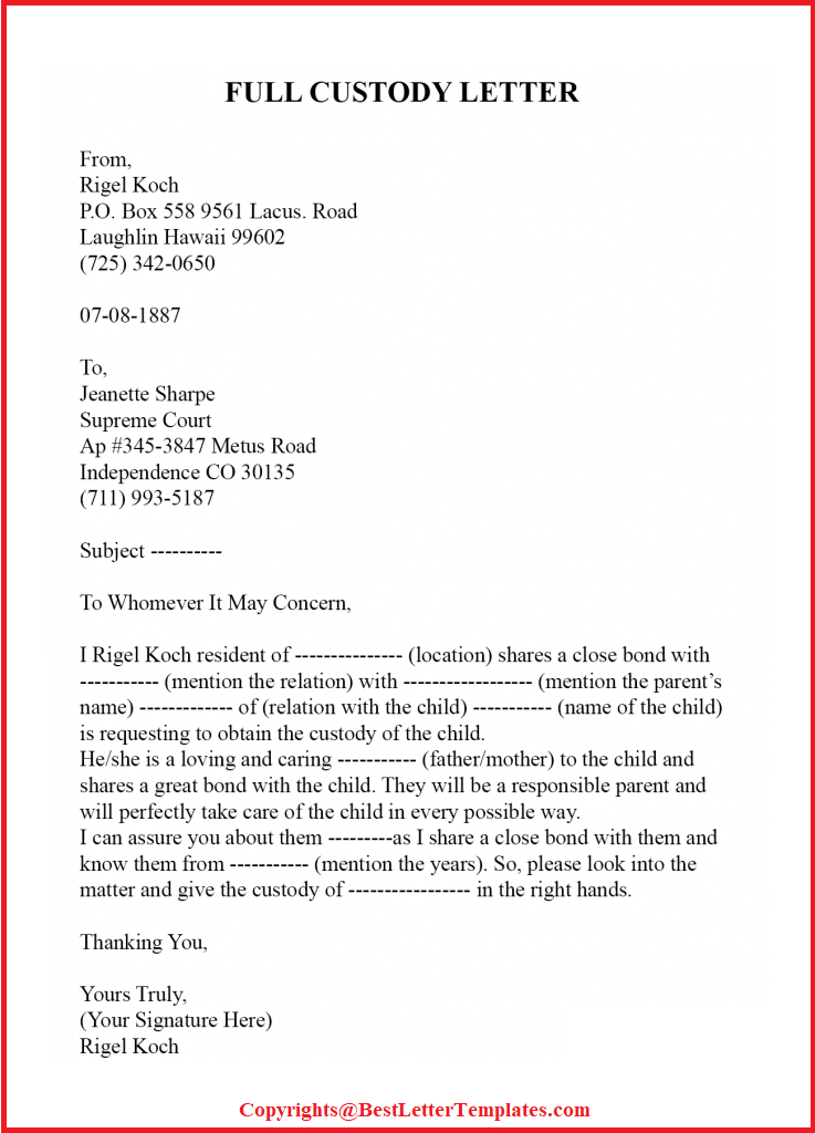 Sample Character Reference Letter For Court Child Custody PDF Best Sample Character Reference Letter For Court Child Custody PDF Best